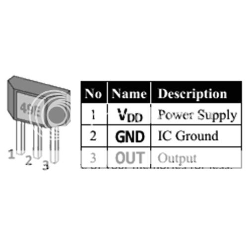 5x Hall Effect Sensor Linear Ratiometric 49E SS49E Electric Bike ...